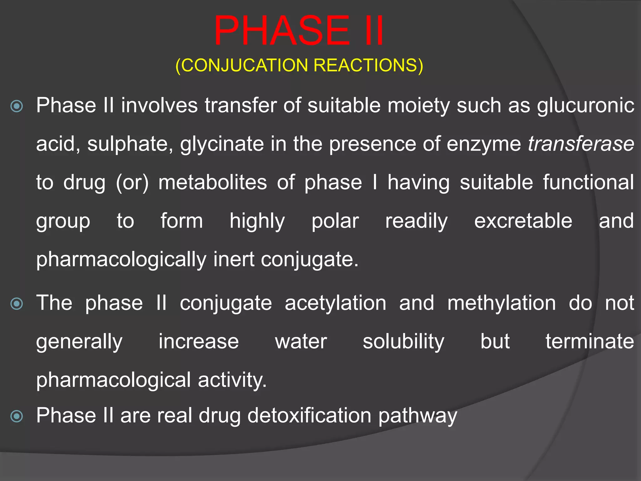 Drug metabolism Phase II reaction | PPTX