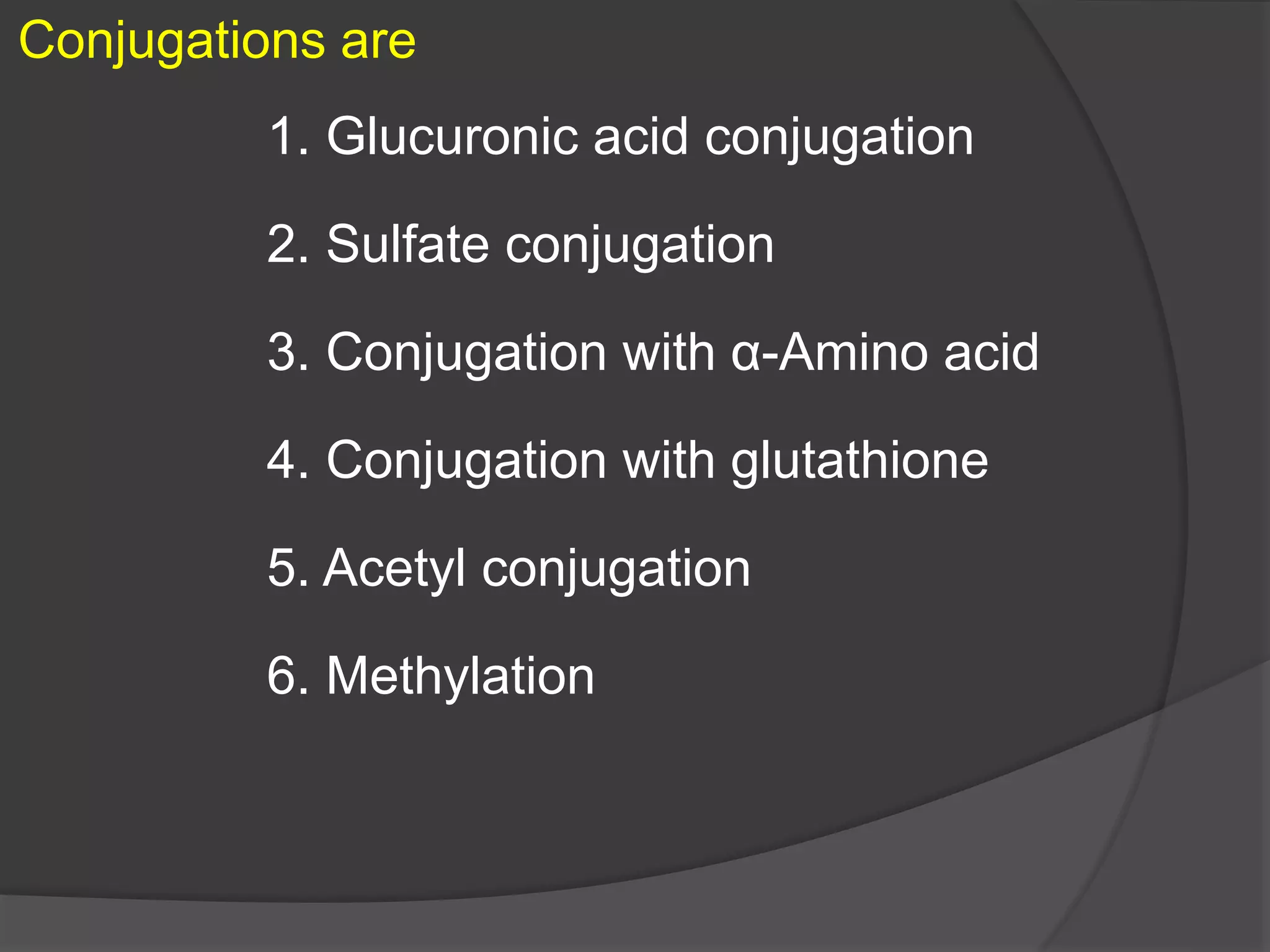 Drug metabolism Phase II reaction | PPTX