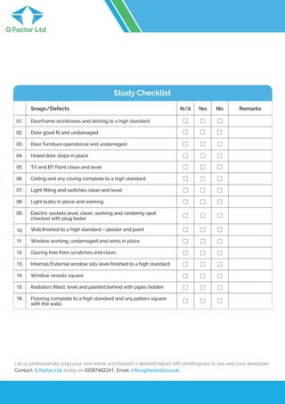 Study Checklist | PDF
