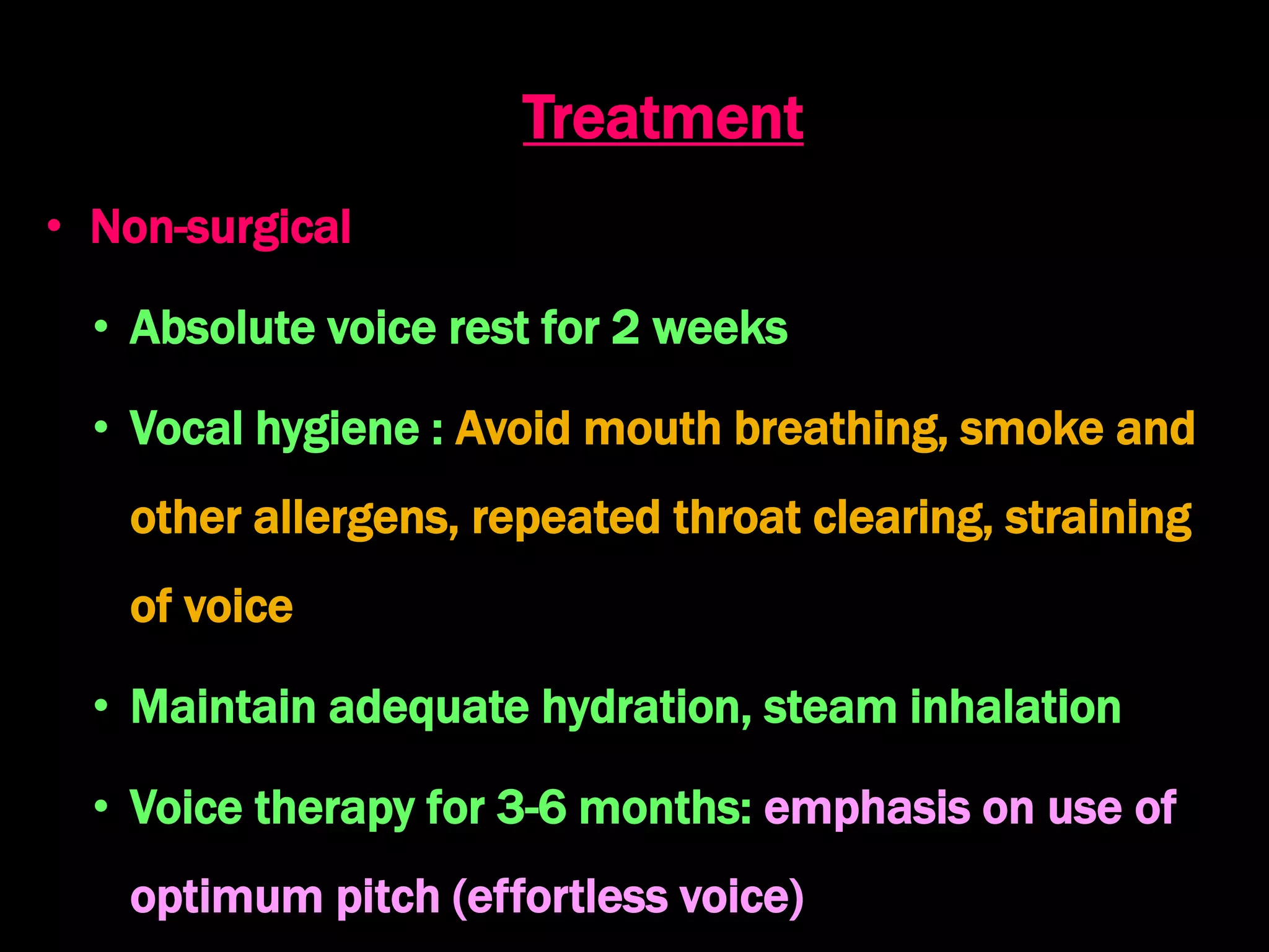 14. benign lesions of larynx kk | PPT | Ear, Nose and Throat Conditions ...