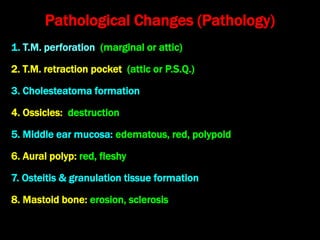 14. chronic suppurative otitis media attico antral disease | PPT