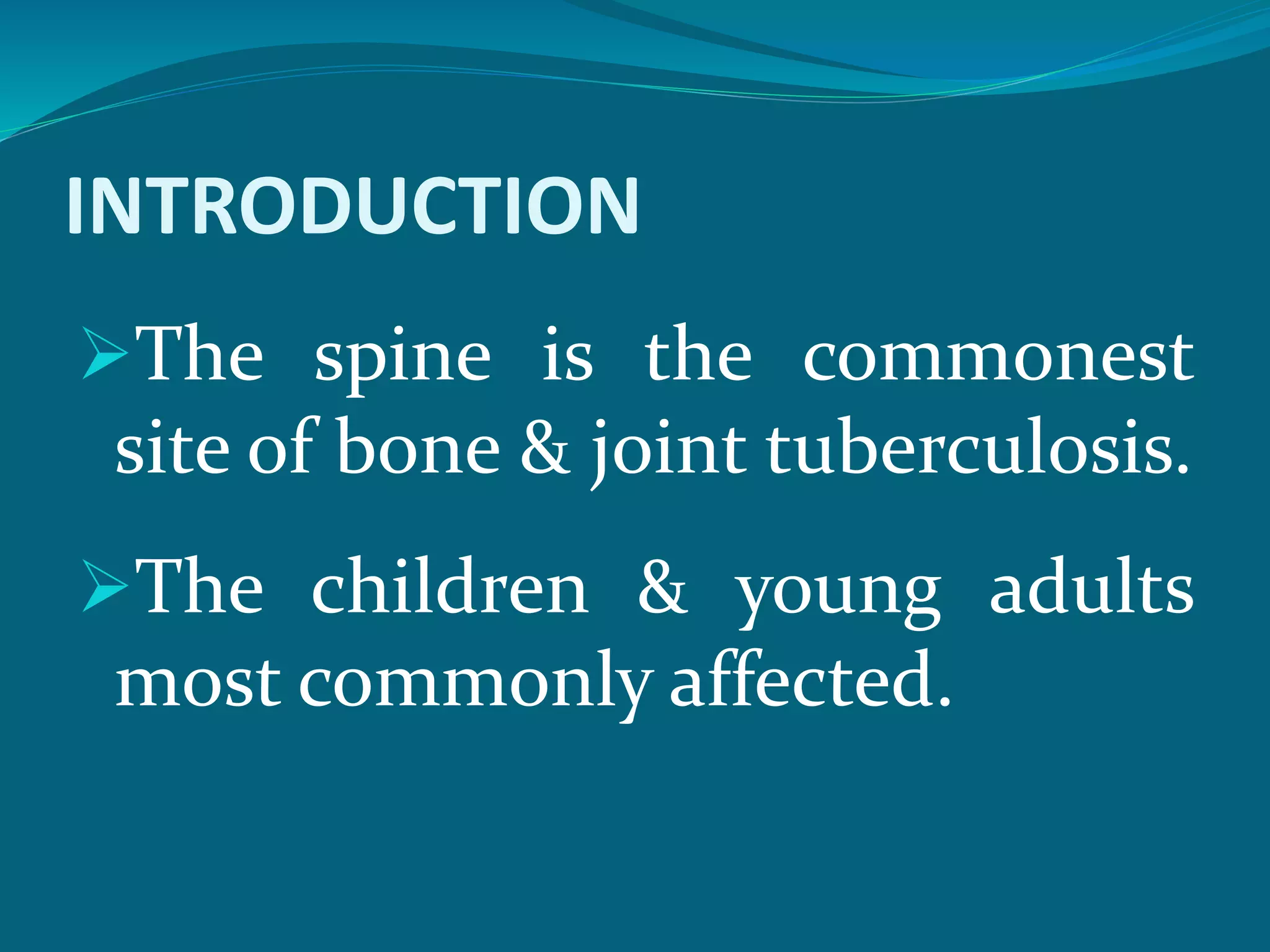 Tuberculosis spine | PPT