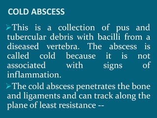 Tuberculosis spine | PPT