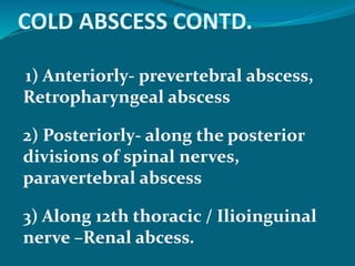 Tuberculosis spine | PPT
