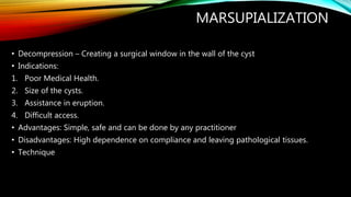 Management of Cysts | PPTX
