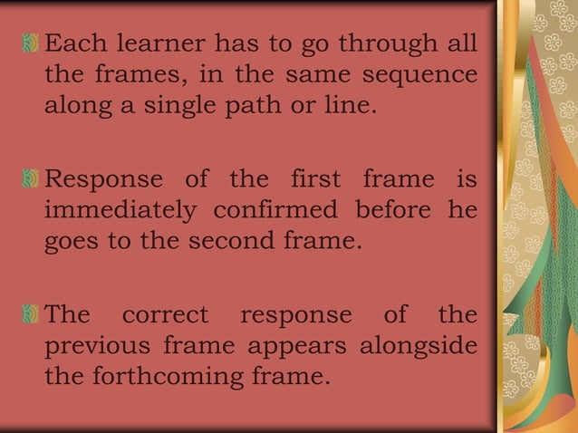 Methods of teaching - Programmed learning | PPSX | Programming Languages | Computing