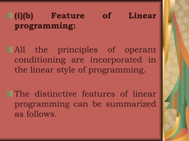 Methods of teaching - Programmed learning | PPSX | Programming Languages | Computing
