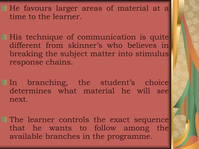 Methods of teaching - Programmed learning | PPSX | Programming ...