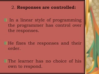 Methods of teaching - Programmed learning | PPT