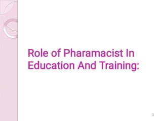Education and training program in the hospital | PPTX