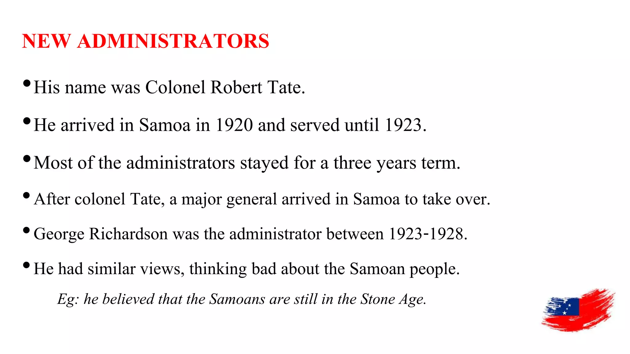 THE SAMOAN MAU MOVEMENT: SEEDS OF DISCONTENT - NEW ZEALAND ...