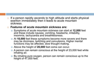 High Altitude Physiology | PPTX