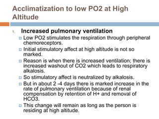 High Altitude Physiology | PPTX