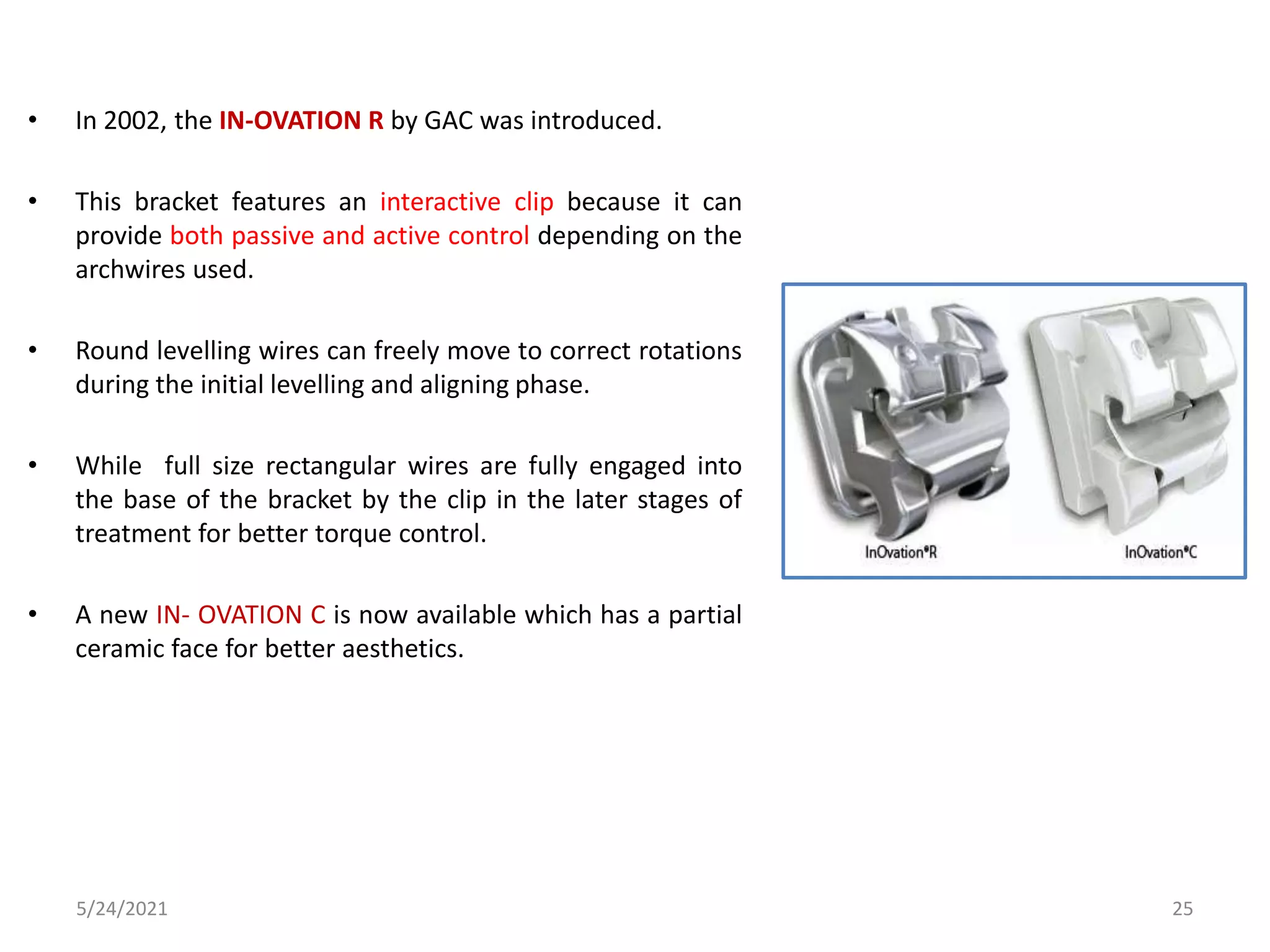 SELF LIGATING BACKETS | PPTX