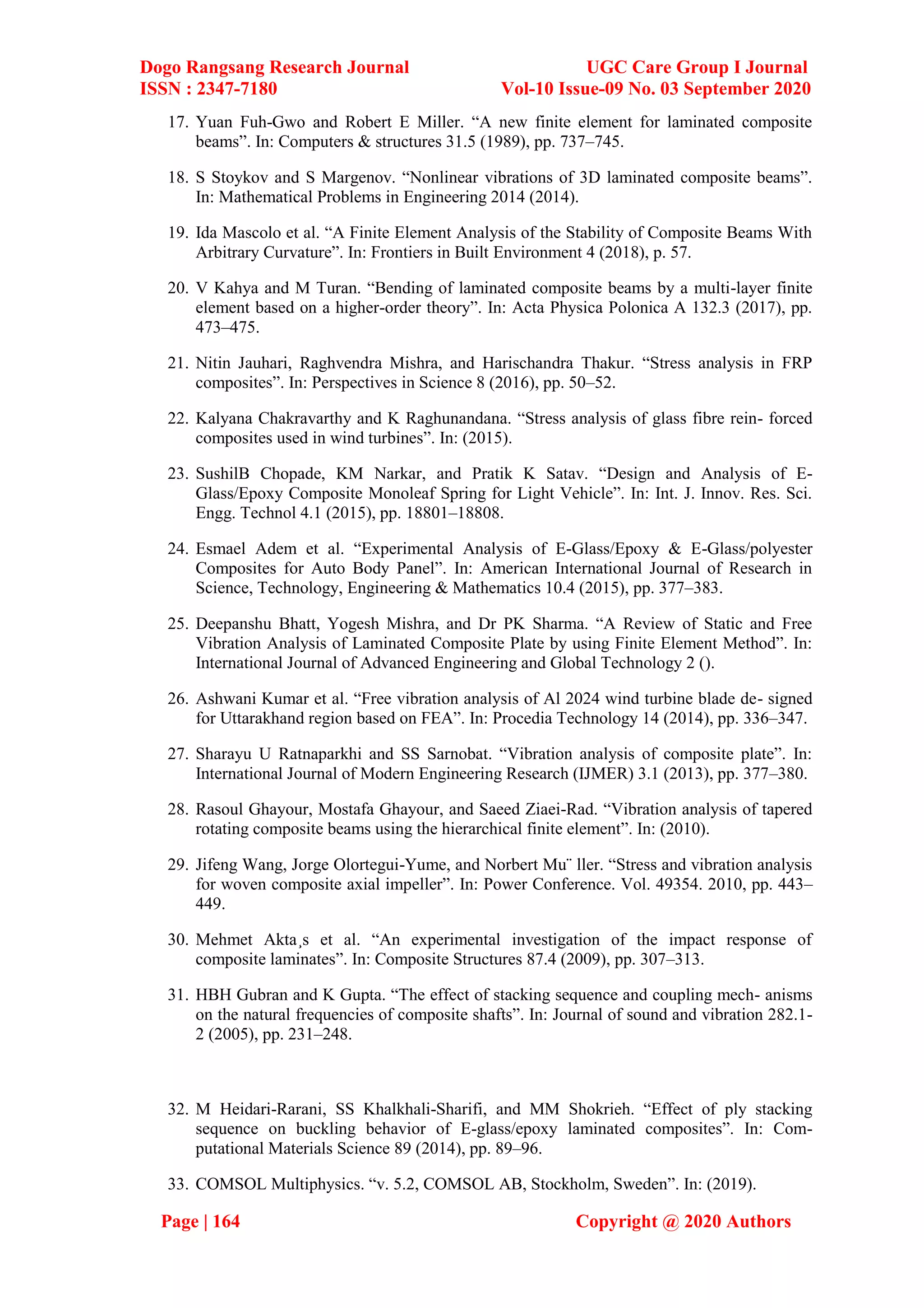 14. a review cohesive zone modeling of laminated composite beam | PDF