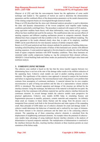 14. a review cohesive zone modeling of laminated composite beam | PDF