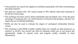 Electron microscopy and production of antisera | PDF