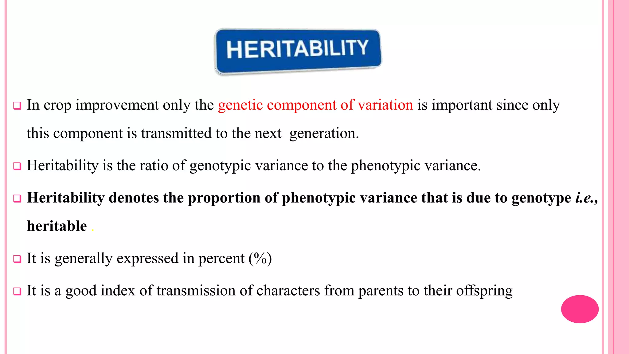 14. components of genetic variation | PPTX