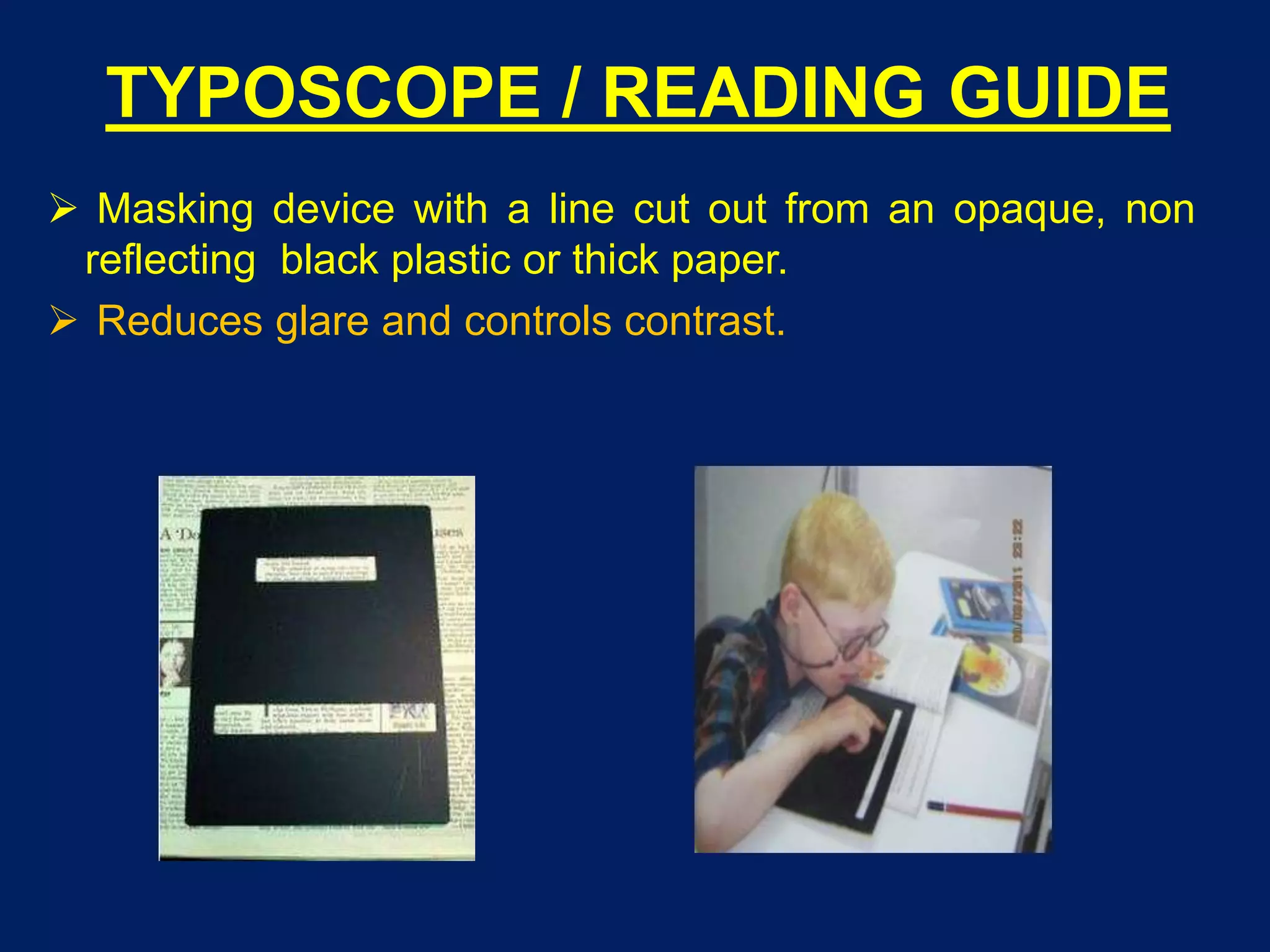 Low vision aids | PPT