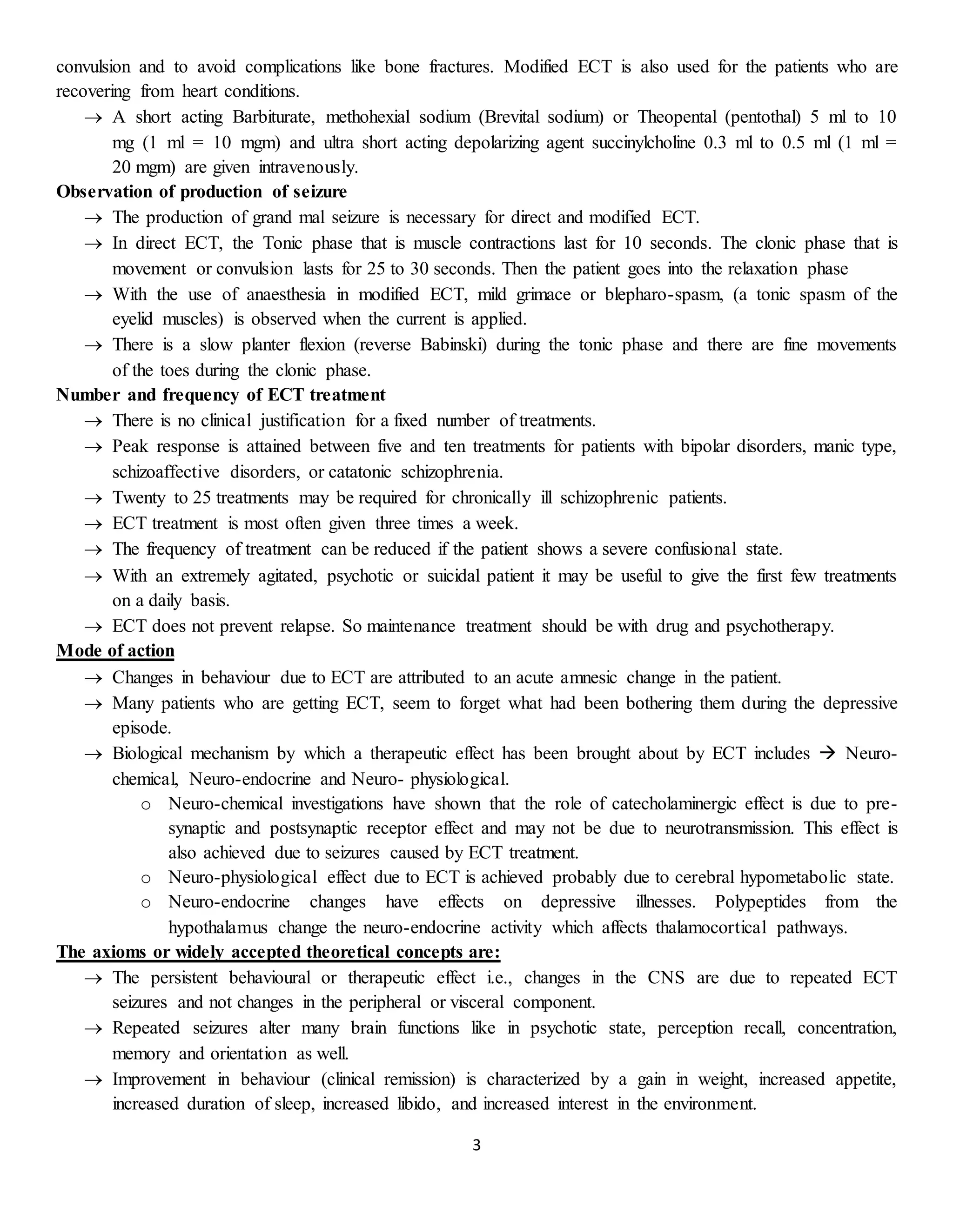 ECT - electroconvulsive therapy | PDF