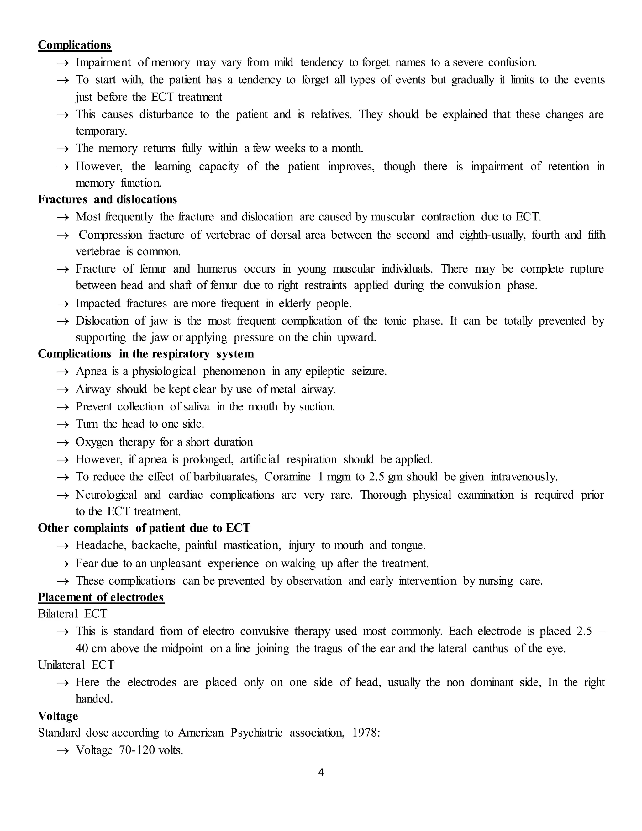 ECT - electroconvulsive therapy | PDF