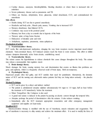 ECT - electroconvulsive therapy | PDF