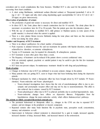 ECT - electroconvulsive therapy | PDF