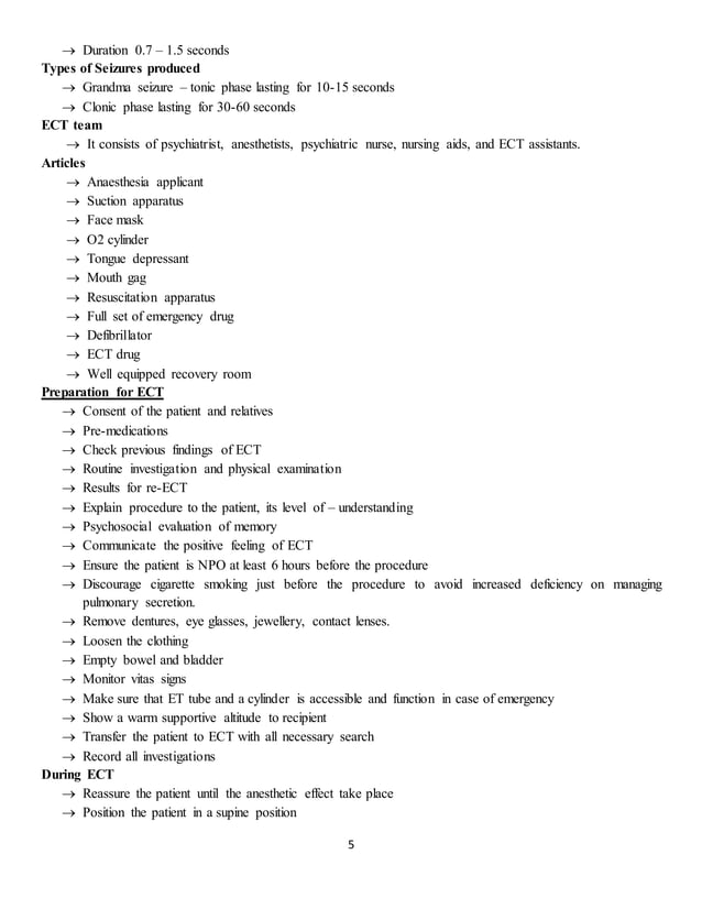 ECT - electroconvulsive therapy | PDF