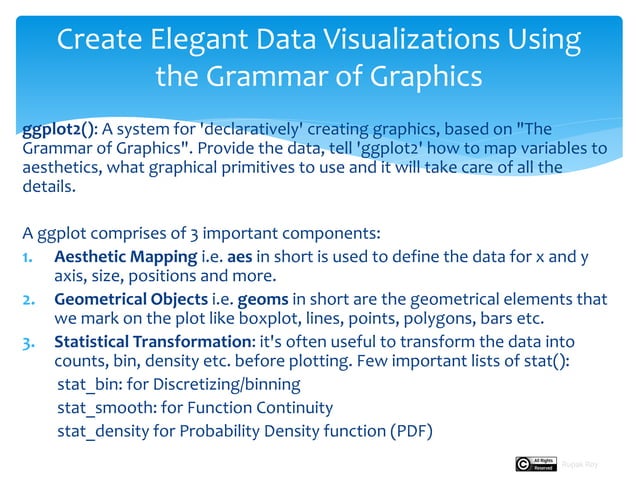 Data visualization using the grammar of graphics | PPT | Free Download