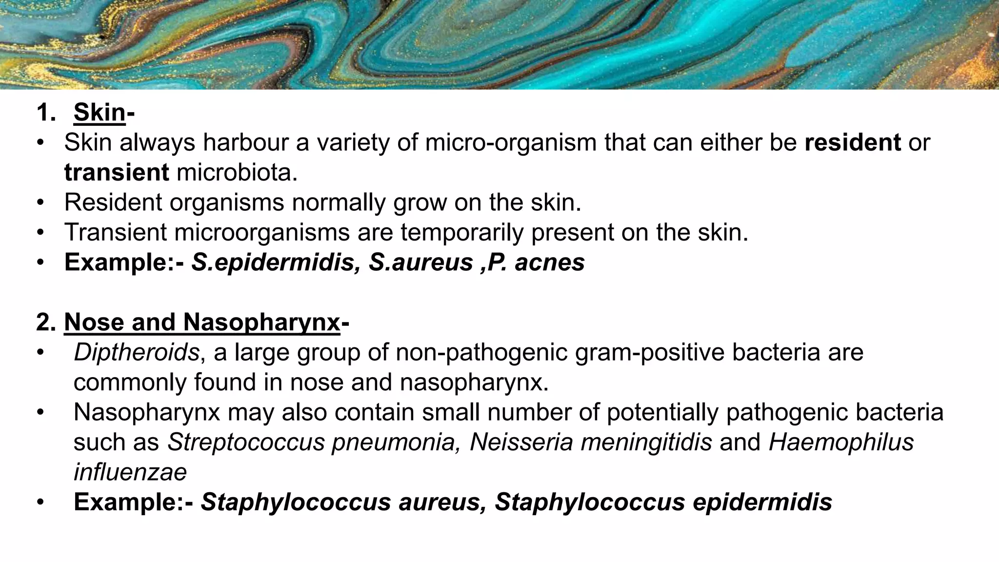 Microflora in human body | PPT