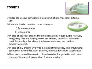 9. Introduction to different dosage form part 9.ppt | Skin Care | Beauty