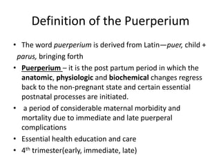 14.NORMAL. AND ABNORMAL PUERPERIUM (2).pptx