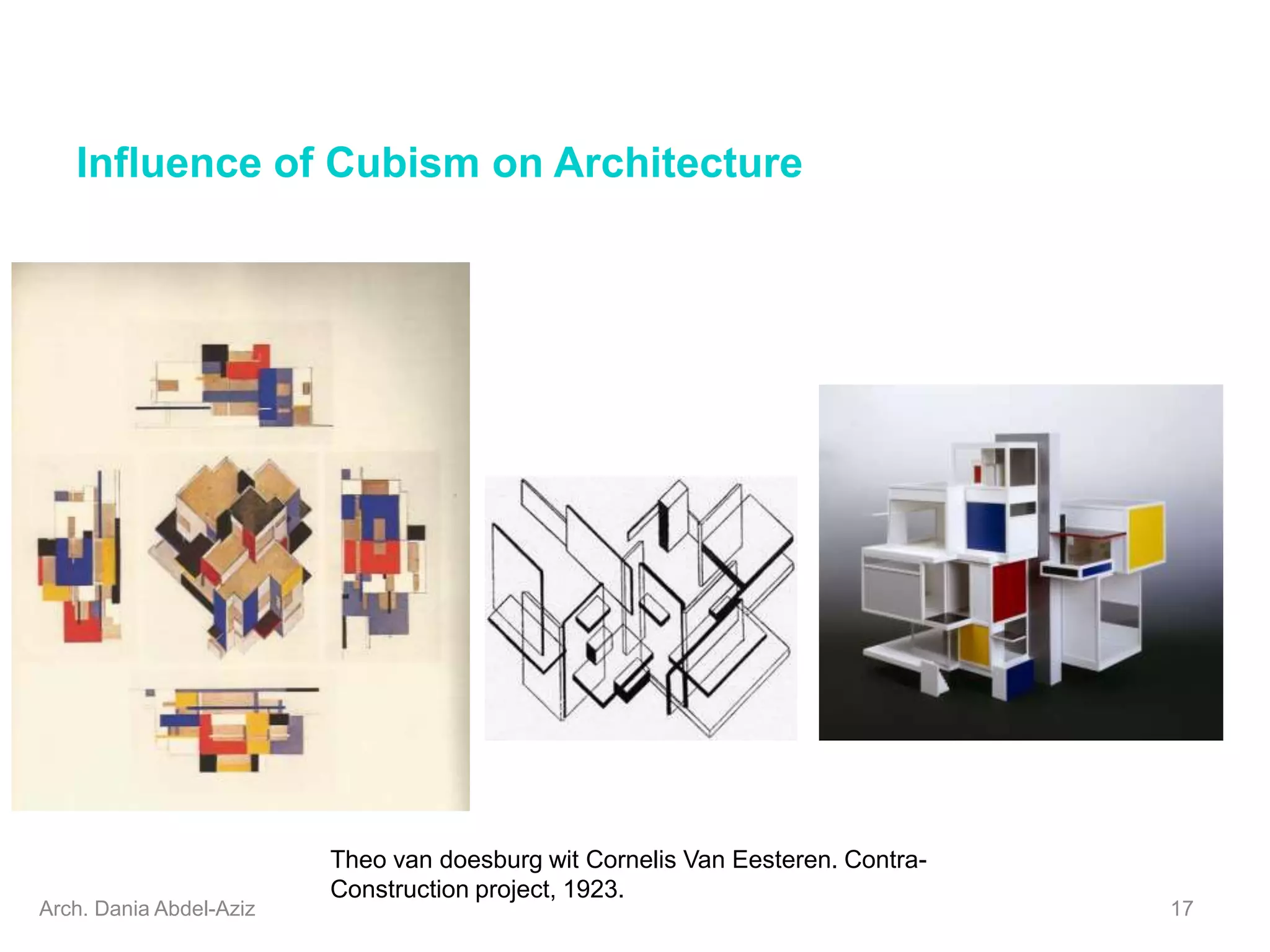 history of contemporary architecture - 14. Cubism + De Stijl.ppt