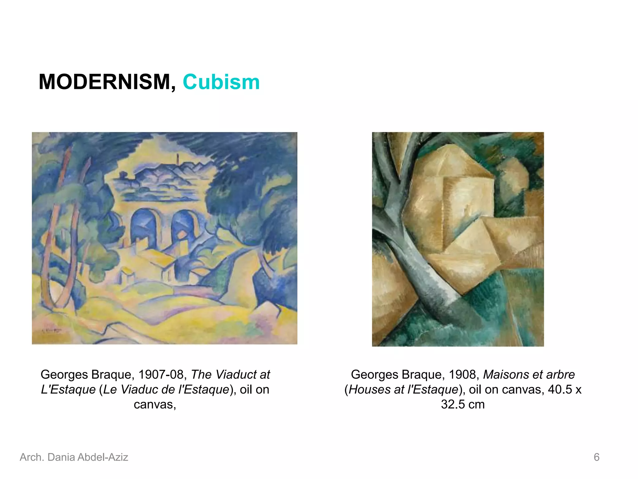 history of contemporary architecture - 14. Cubism + De Stijl.ppt