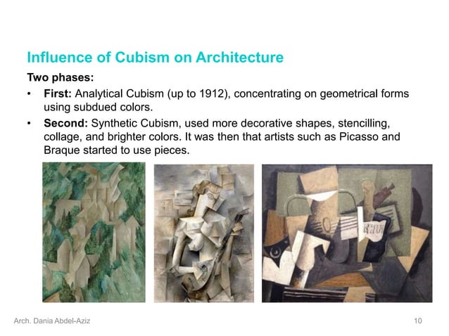 history of contemporary architecture - 14. Cubism + De Stijl.ppt | Modern Art | Fine Art