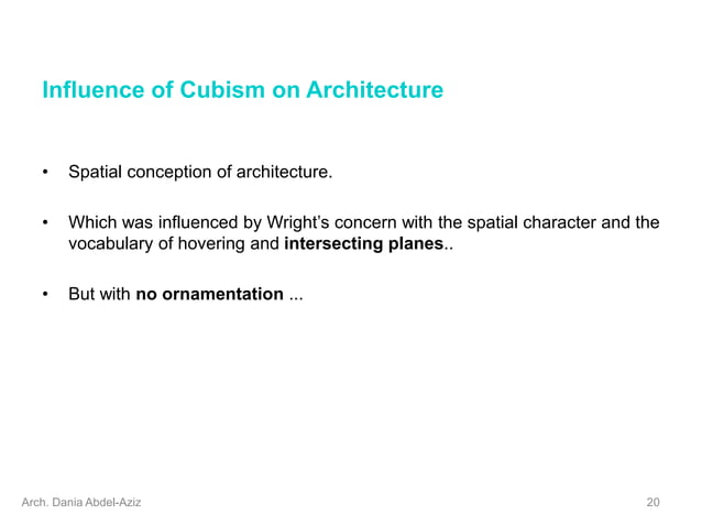 history of contemporary architecture - 14. Cubism + De Stijl.ppt | Modern Art | Fine Art