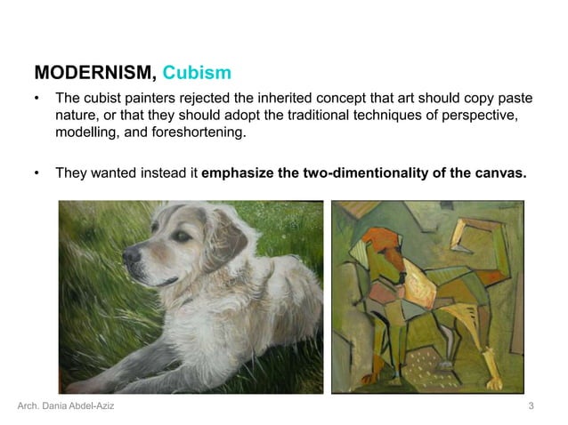 history of contemporary architecture - 14. Cubism + De Stijl.ppt | Modern Art | Fine Art