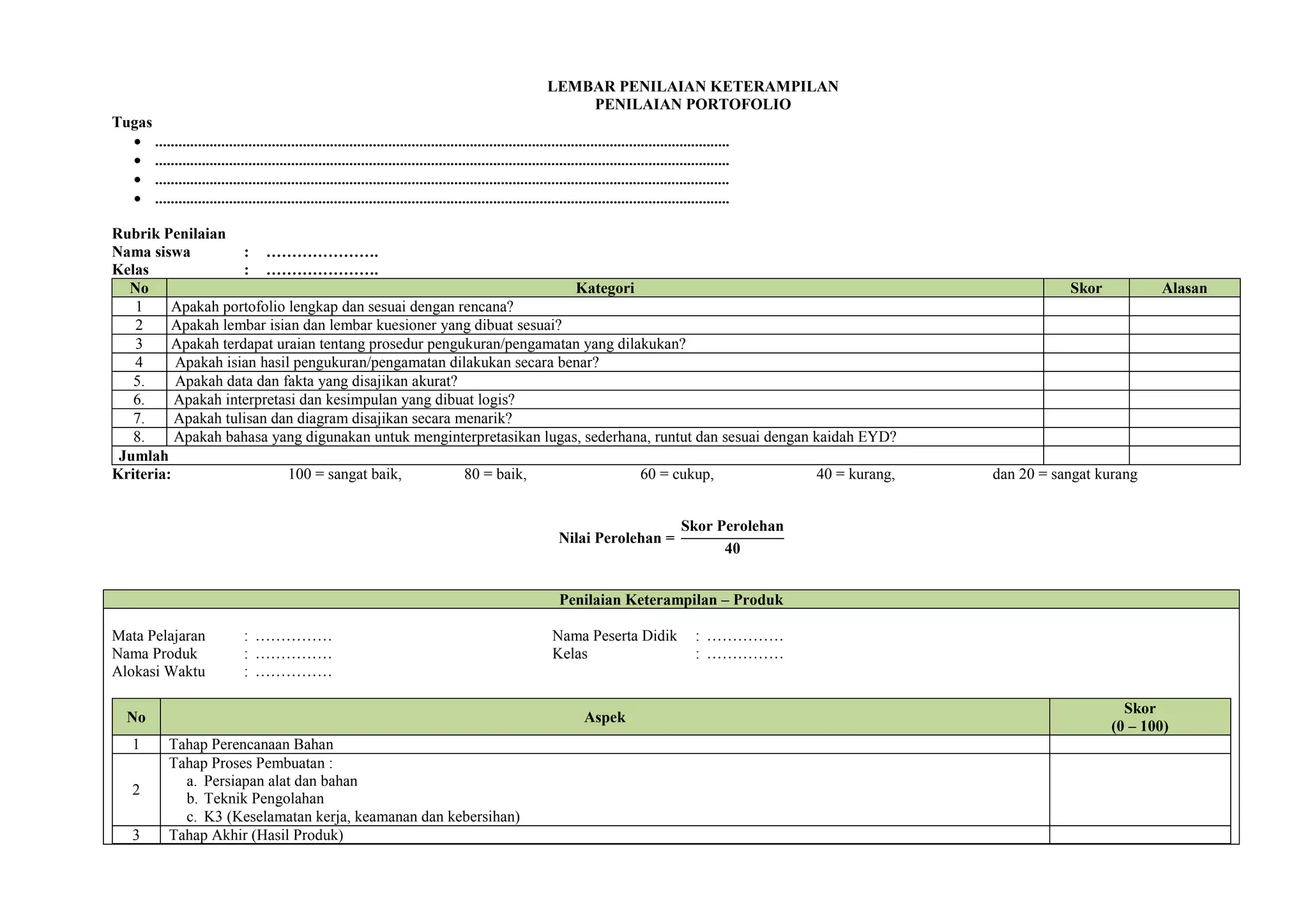14. Lampiran Teknik dan Instrumen Penilaian.docx