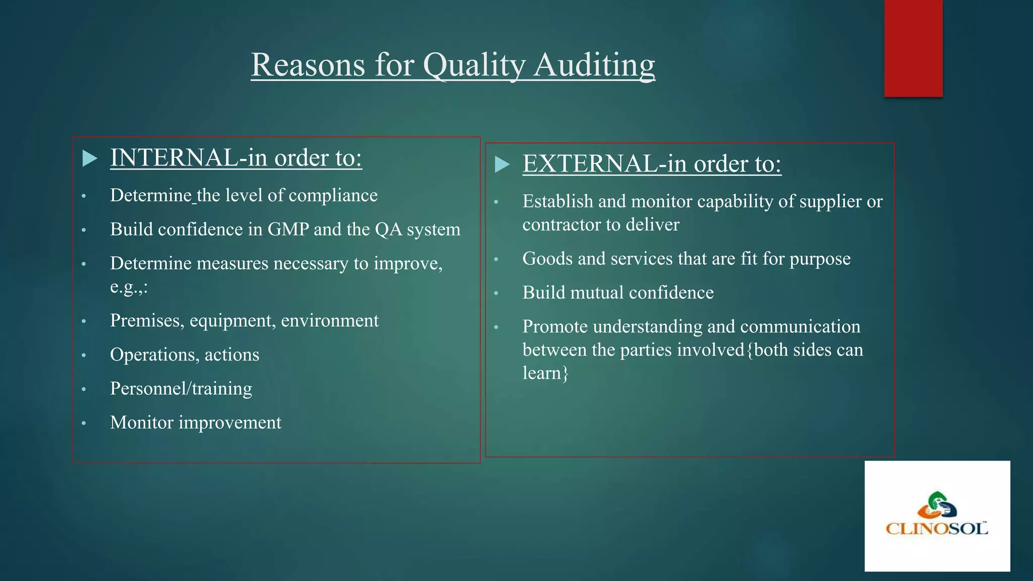 Quality Audit | PPTX