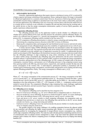 Power consumption and energy management for edge computing: state of ...