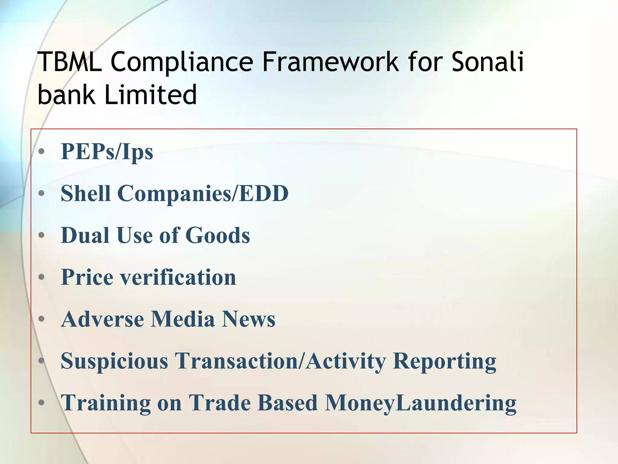 Trade Based Money Laundering | PDF