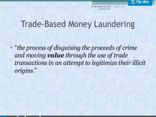 Trade Based Money Laundering | PDF