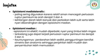 Amniotomi, Episiotomi, Penjahitan Perineum | PPTX