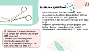 Amniotomi, Episiotomi, Penjahitan Perineum | PPTX