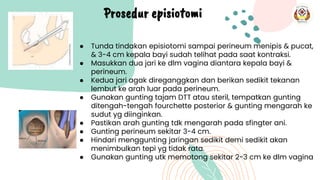 Amniotomi, Episiotomi, Penjahitan Perineum | PPTX