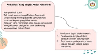 Amniotomi, Episiotomi, Penjahitan Perineum | PPTX