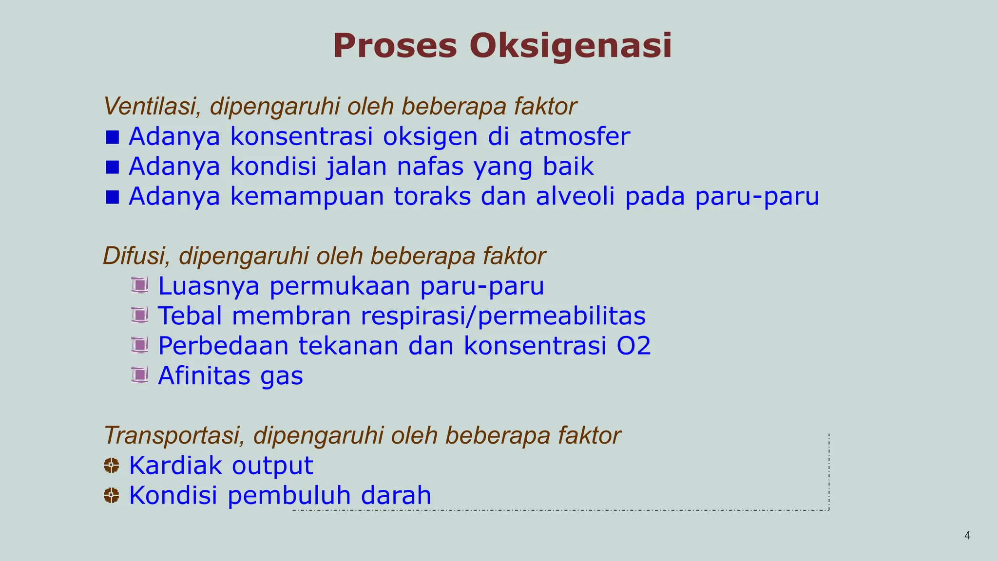 PEMENUHAN KEBUTUHAN OKSIGEN | PPTX