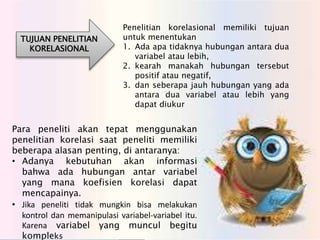 Tujuan dan pkPENELITIAN-KORELASIONAL.ppt