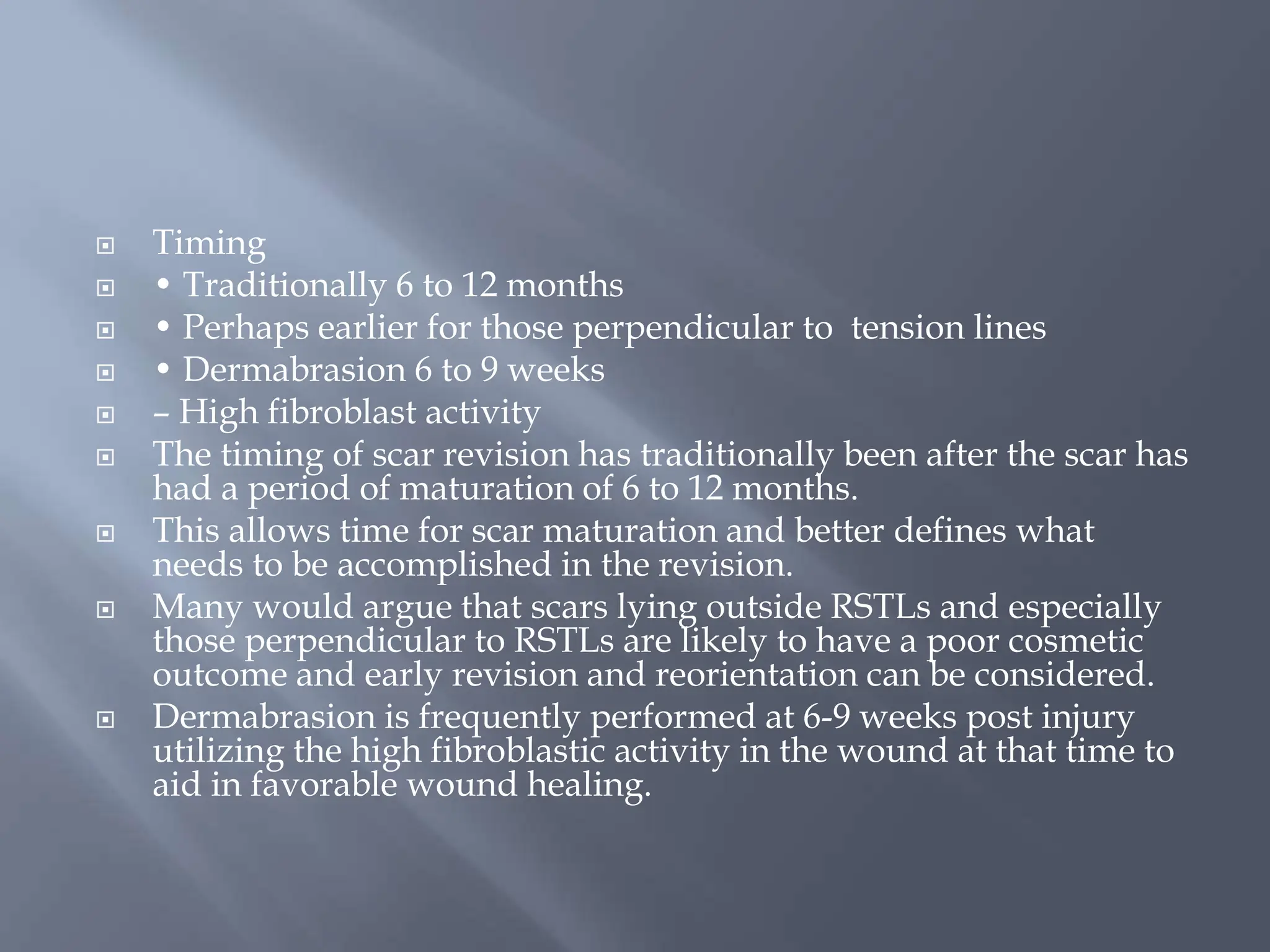 Scar Revision in oral and Maxillofacial Surgery | PPTX