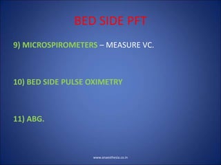 Pulmonary-Function-Tests and it's importance ppt | PPT